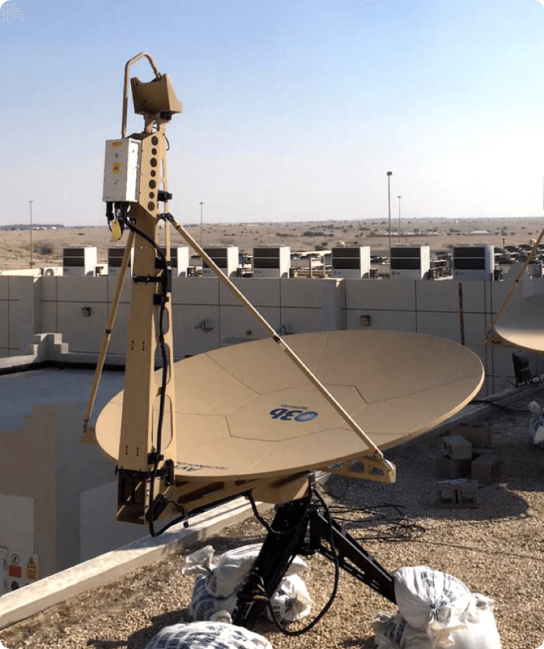 GSM Backhauling QSAT Communications
